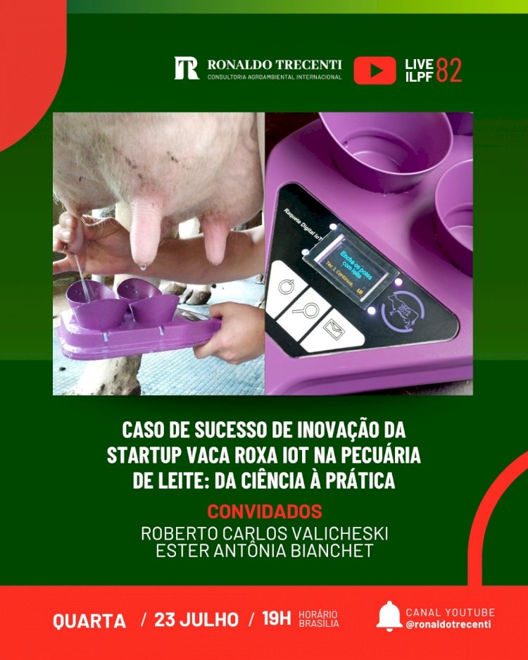 Live ILPF 82 – Caso de sucesso da Startup Vaca Roxa IOT - FEBRAPDP